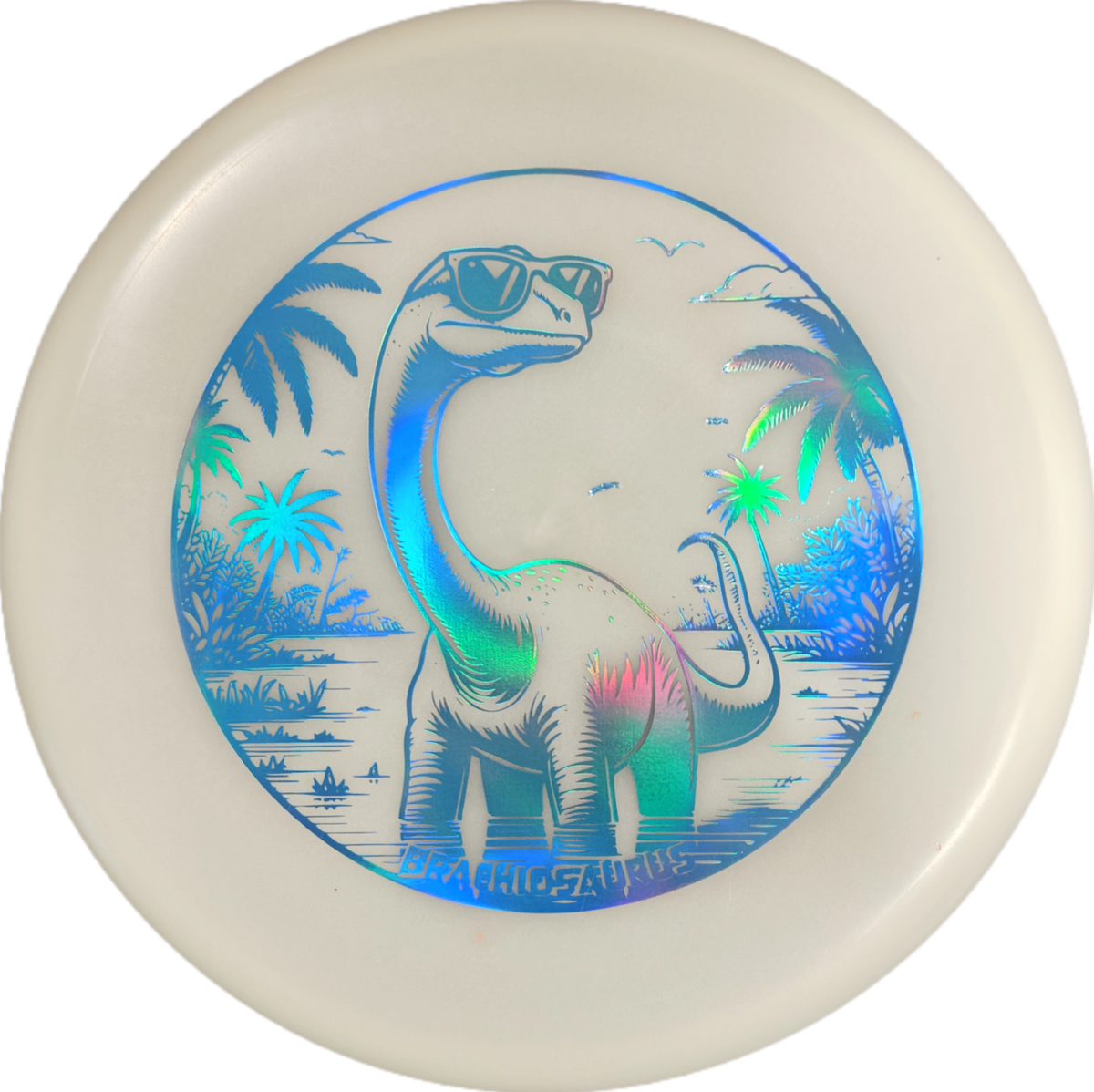 Dino Discs Brachiosaurus (Egg Shell Glow) — Disc Golf Source