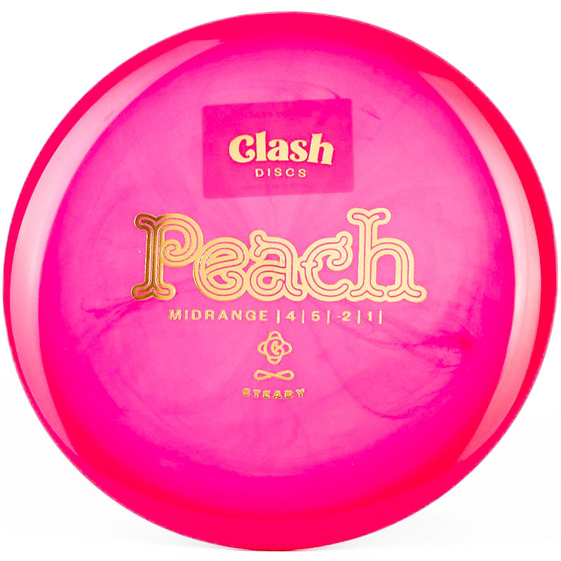 Clash Discs Peach (Steady) - Beginner Friendly Midrange Disc — Disc Golf Source